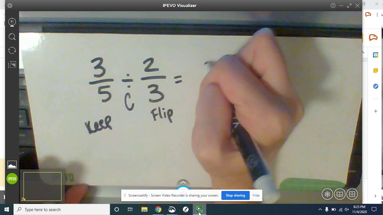 Rewriting Fraction Division as Multiplication #2 - YouTube