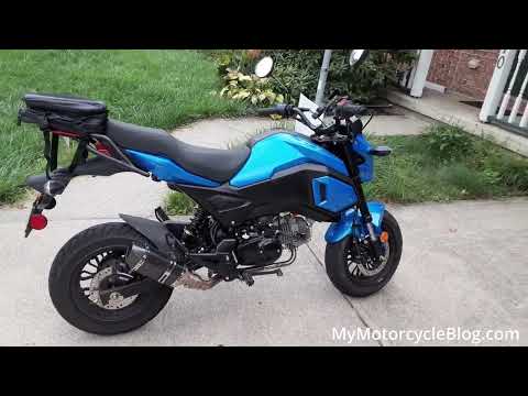 Boom Vader 125cc New Exhaust No Baffle In Muffler - YouTube