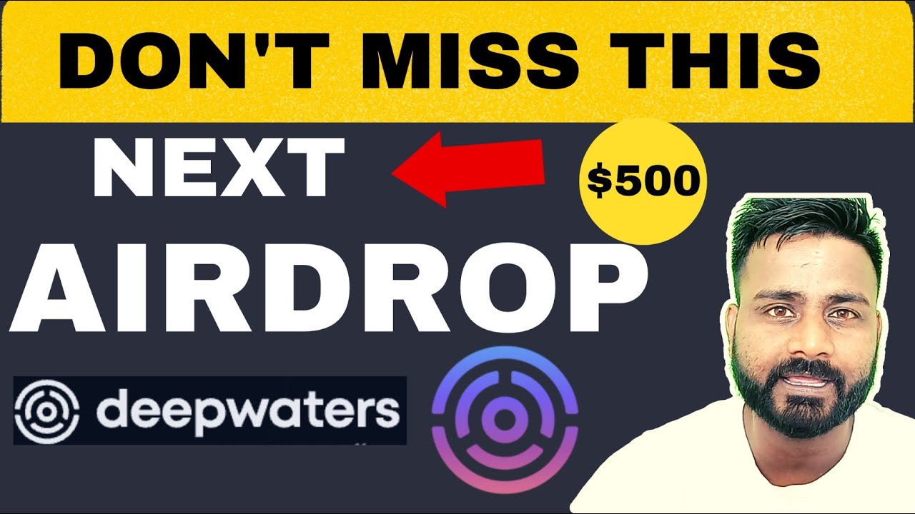 AIRDROP DEEP WATER (WTR) TOKEN /COULD BE WORTH $500 - YouTube