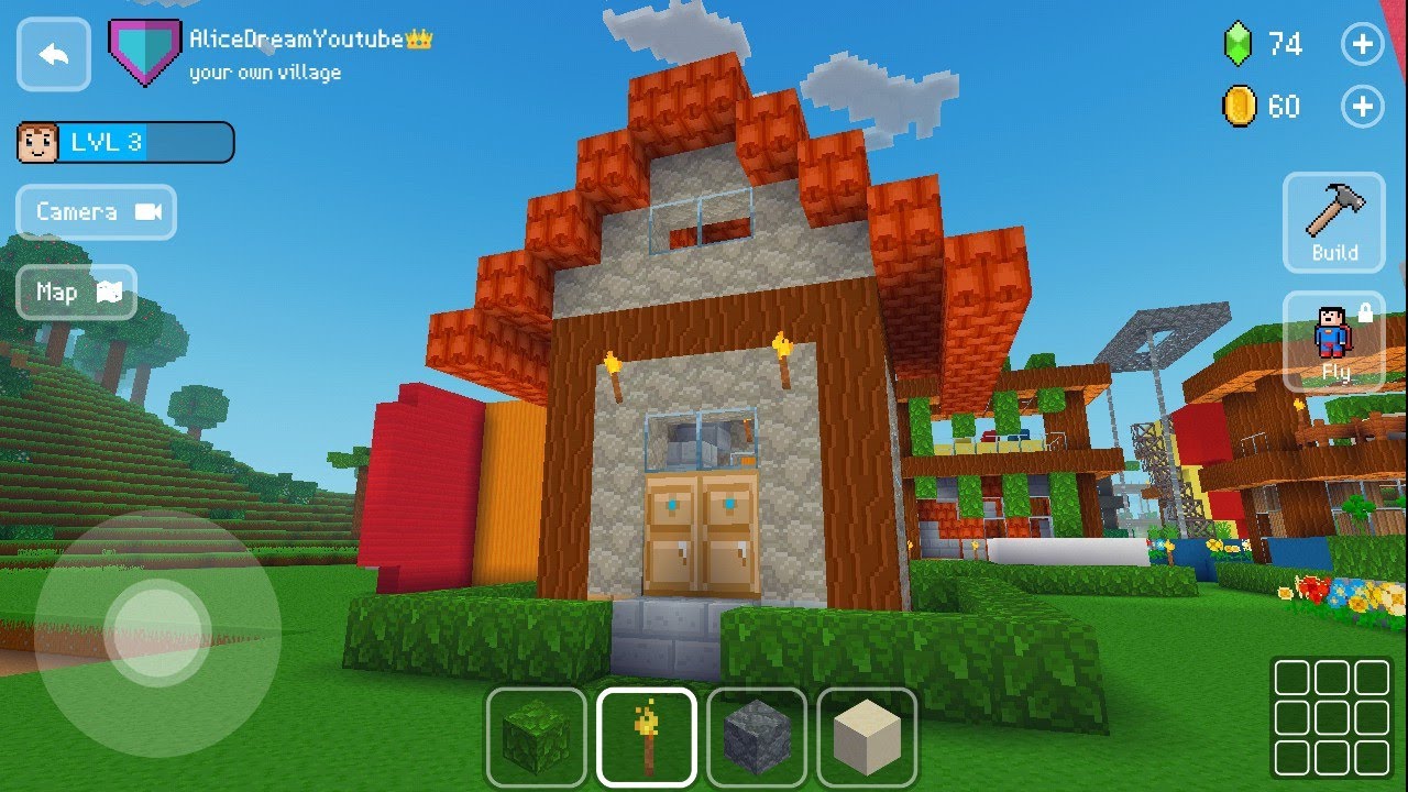 🌳Easy House Tutorial #176 - Block Craft 3D: Building Game - YouTube