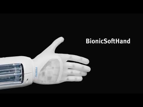 BionicSoftHand from Festo is modelled on the human hand and can learn through artificial ...