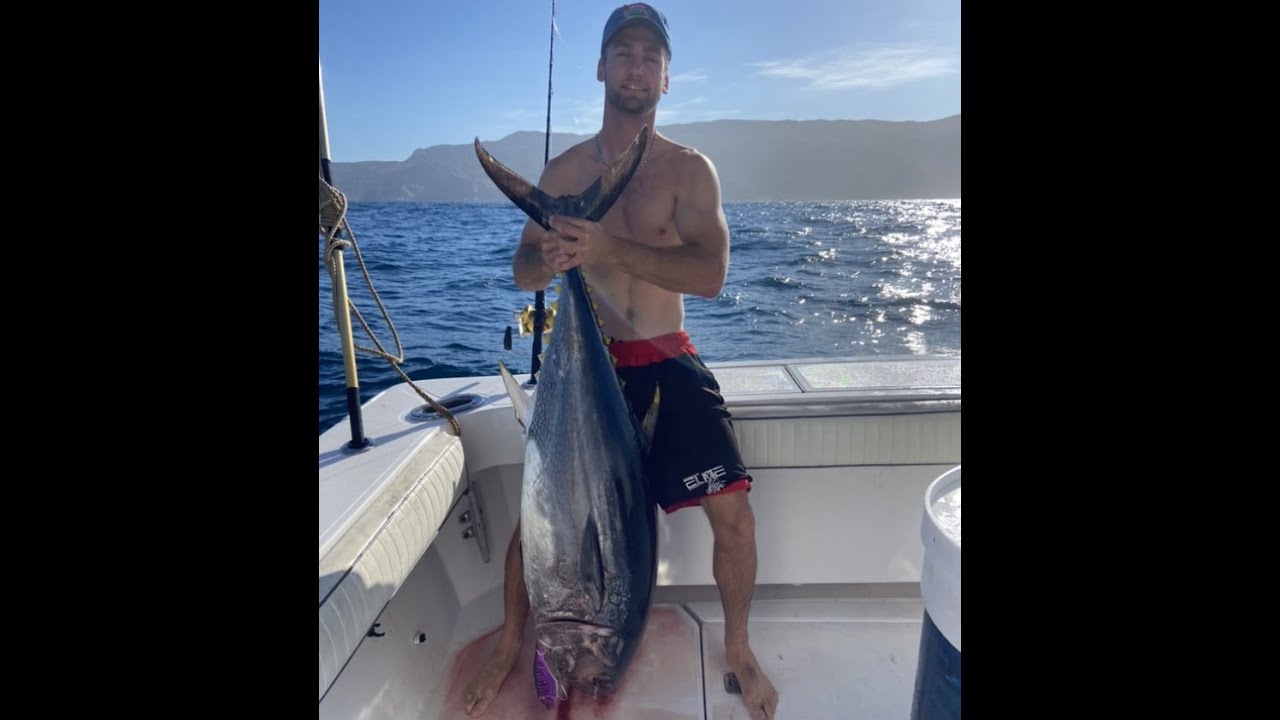 Big Bluefin Tuna Battle! Catalina Island California - YouTube