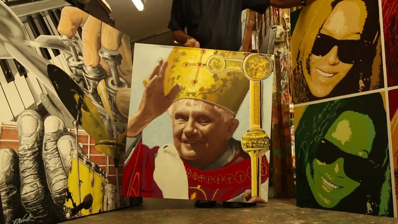 Pop Art Artist Bob Womack "The Painter and Artist" - YouTube