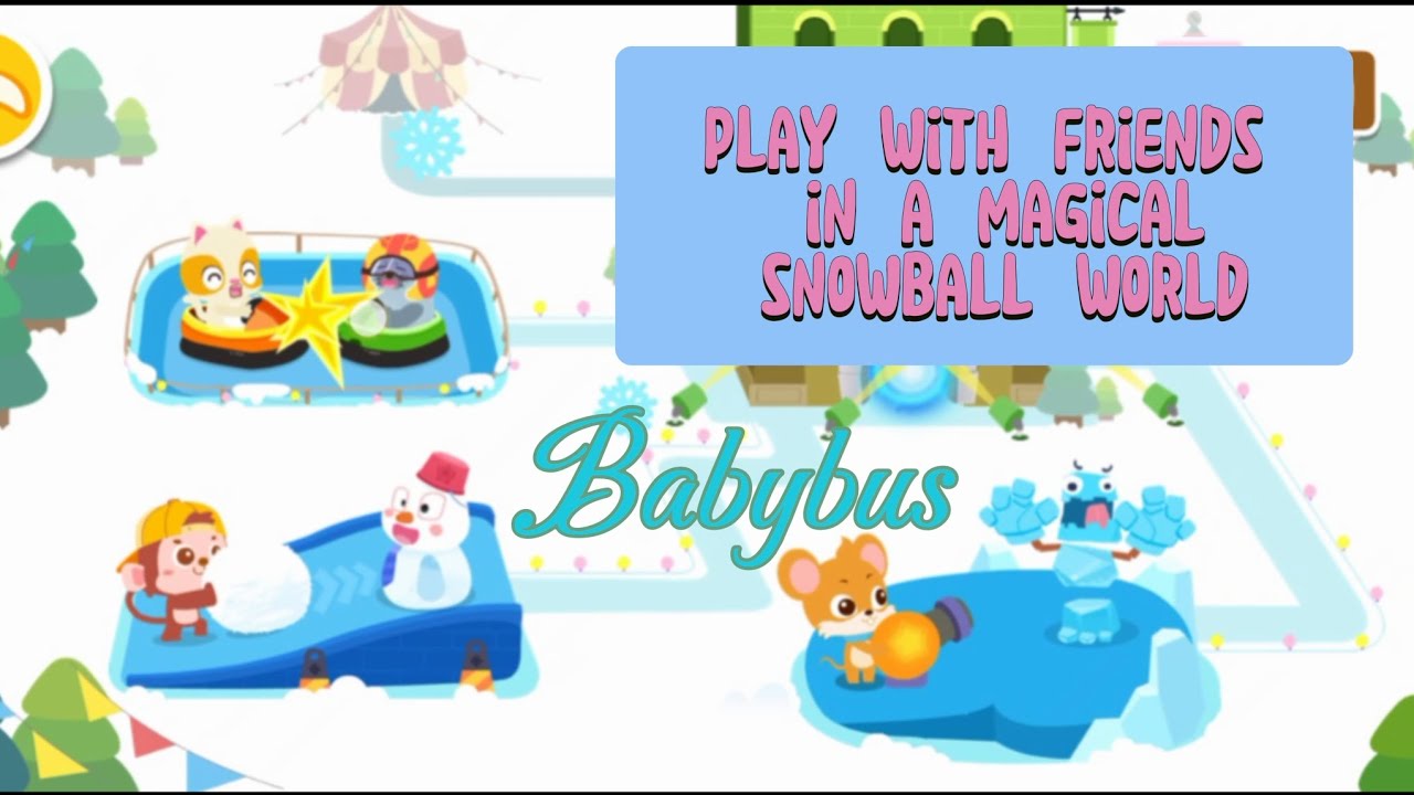 Play with friends in a magical snowball world 🐼 - YouTube