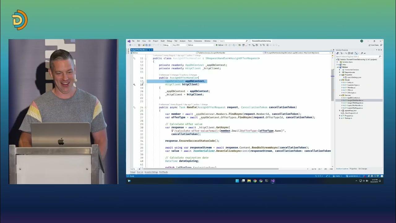 Domain Driven Refactoring Jimmy Bogard Youtube