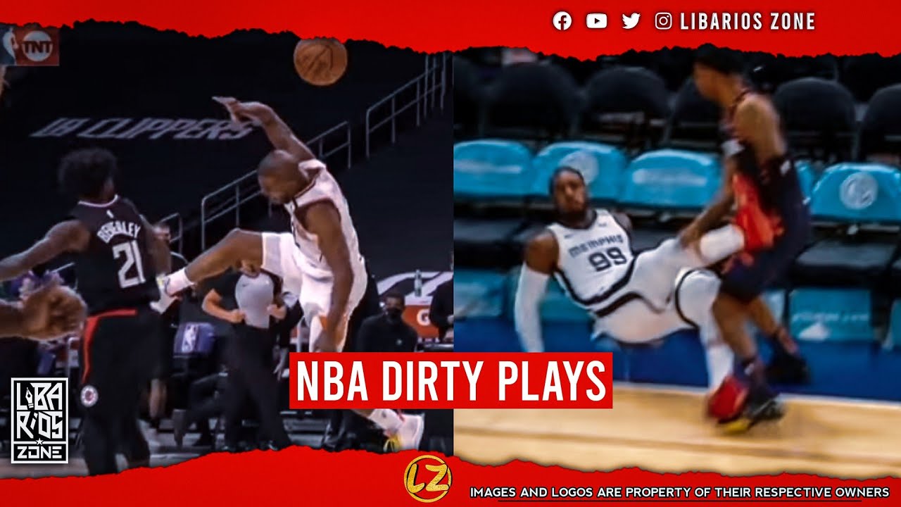 NBA DIRTY PLAYS MOMENTS - YouTube