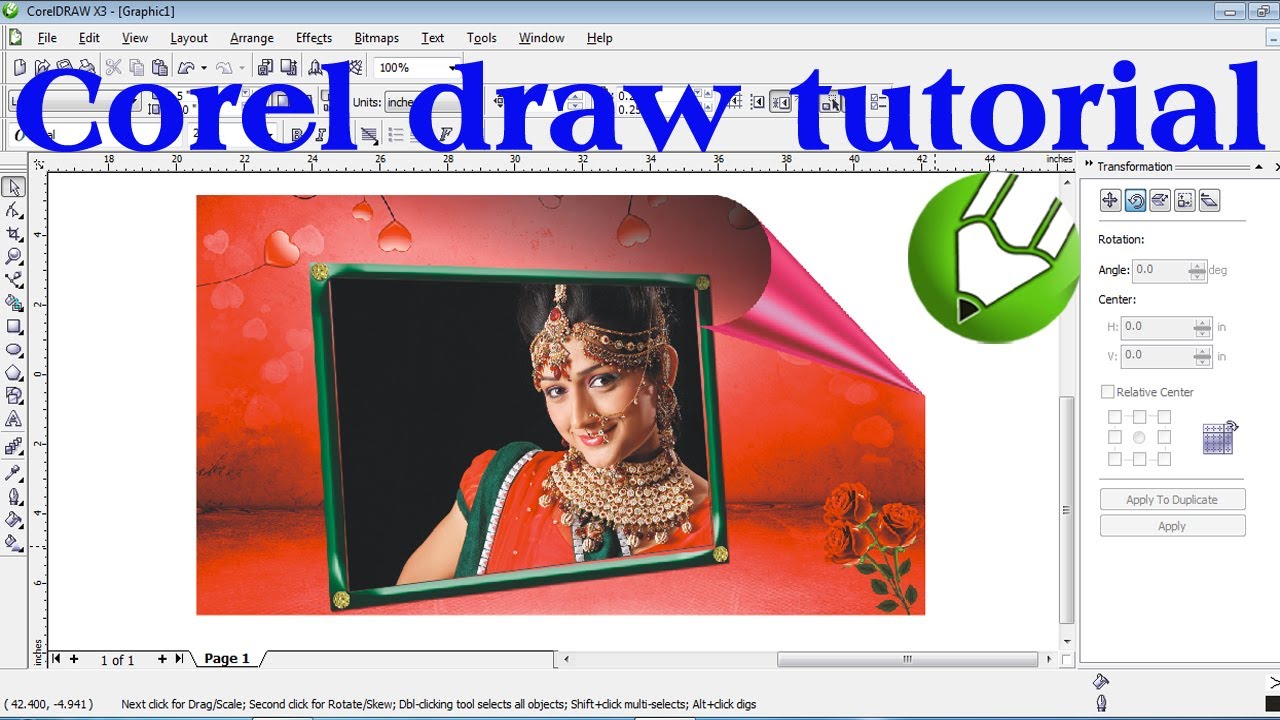 Coreldraw Tutorial Corel Draw Tutorials Corel Draw Tutorial Coreldraw Logo Design Youtube