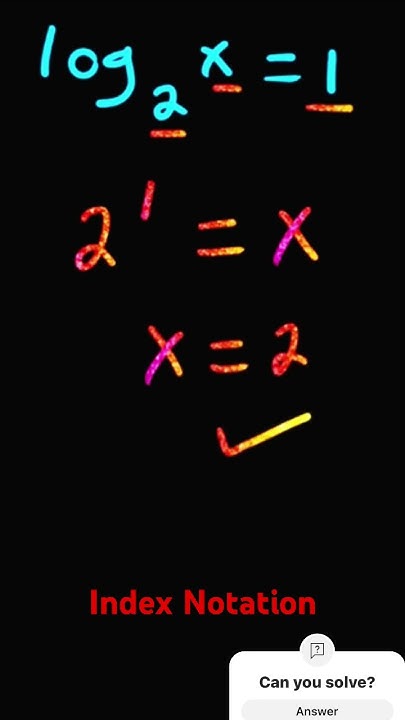 Index notation #maths #learnmath #indices #education #calvinceonlinemath - YouTube