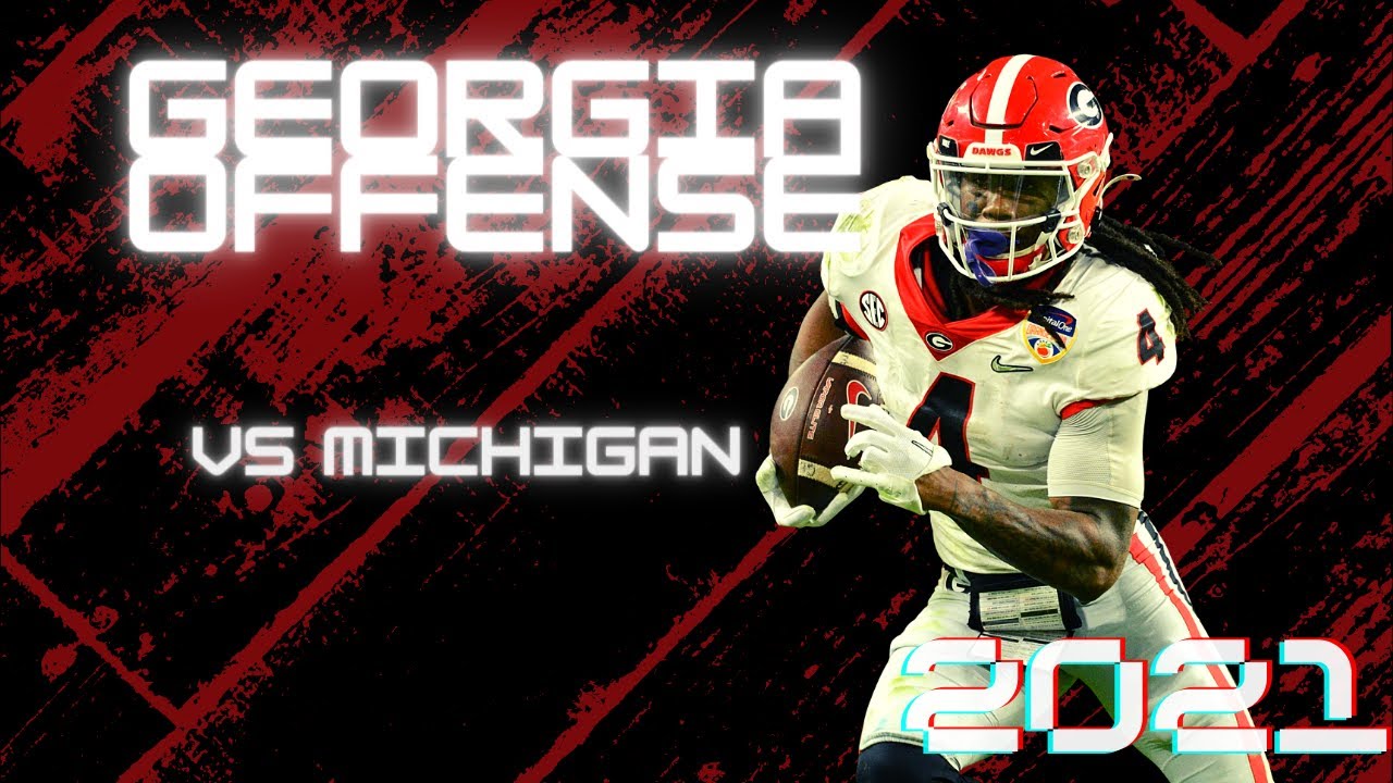Georgia Offense vs Michigan 2021 Condensed - YouTube