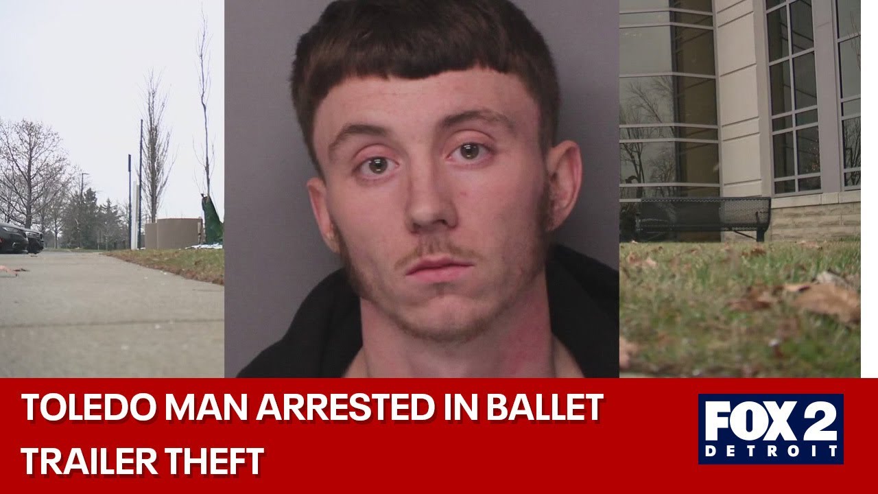 Toledo man arrested for stealing Plymouth-Canton ballet company's trailer - YouTube