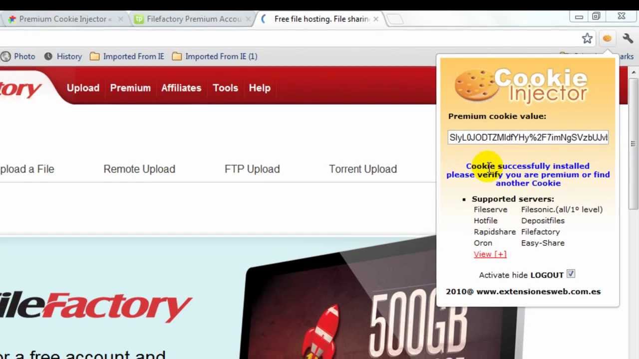 How to install cookie injector and How to use cookie injector - YouTube