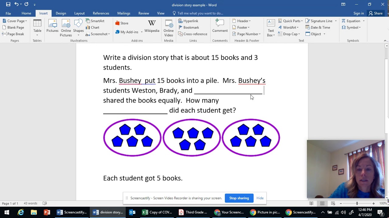 Writing Division Stories - YouTube