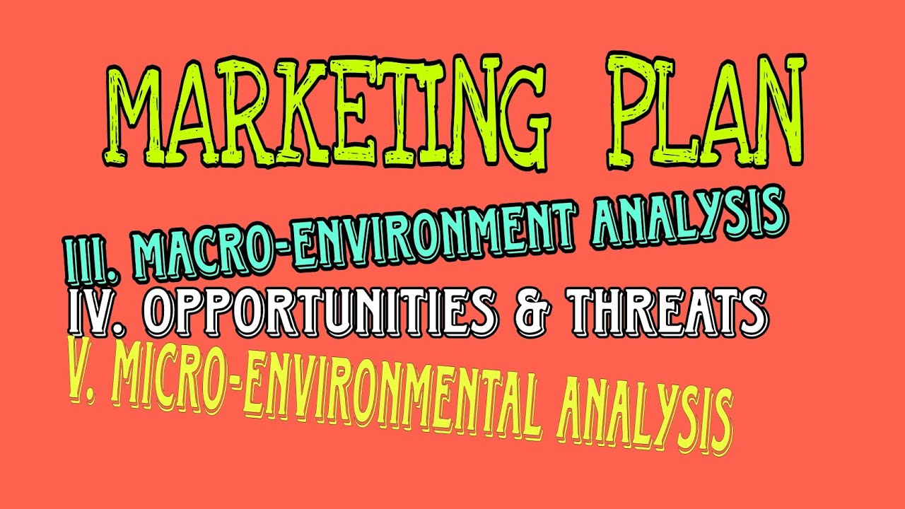 Part 2. MARKETING PLAN PREPARATION/MACRO-ENVIRONMENTAL ANALYSIS/MICRO ...