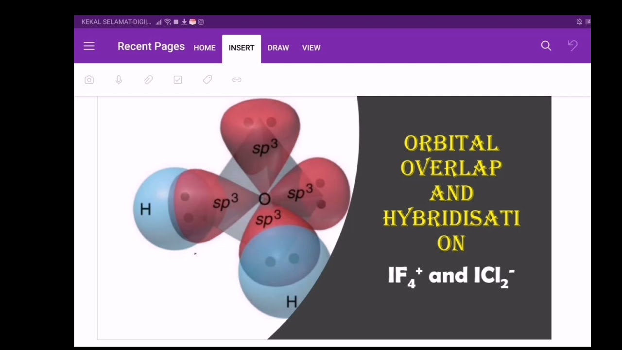 Hybridisation Process for IF4+ and ICl2- - YouTube