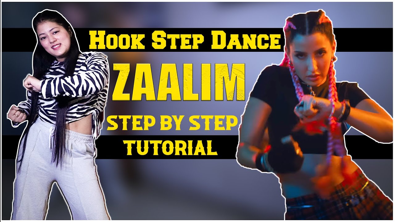 Zaalim HookStep Dance Tutorial Step By Step | Badshah, Nora Fatehi | BeatBusters - YouTube