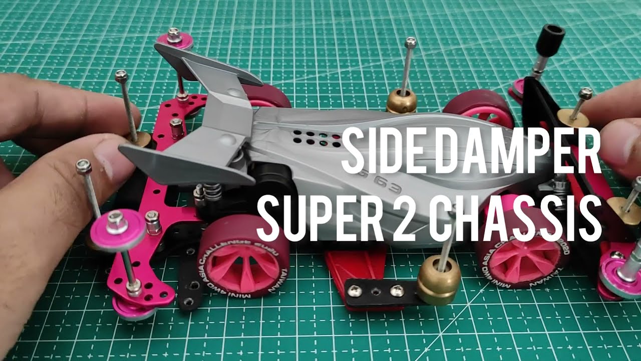 SIDE DAMPER / BMAX (SUPER 2 CHASSIS) - DUAL RIDGE JR #sidedamper # ...