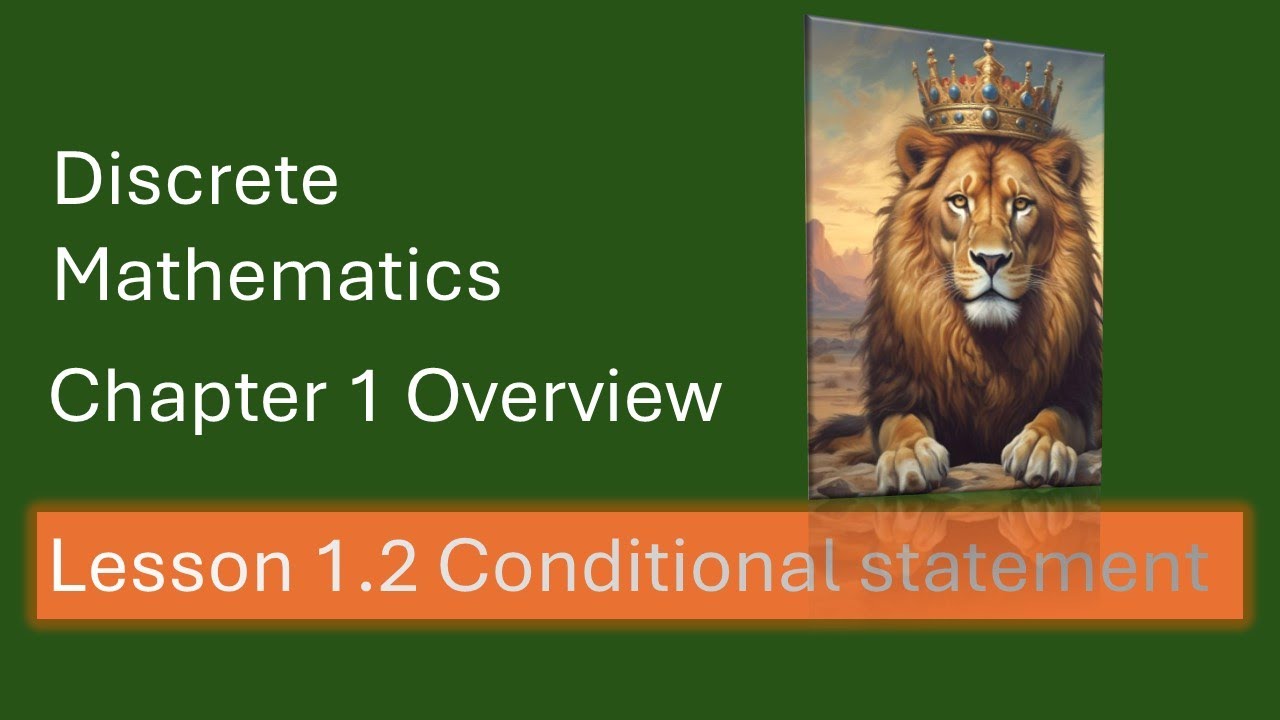 Discrete mathematics Lesson 1.2 Conditional statement - YouTube