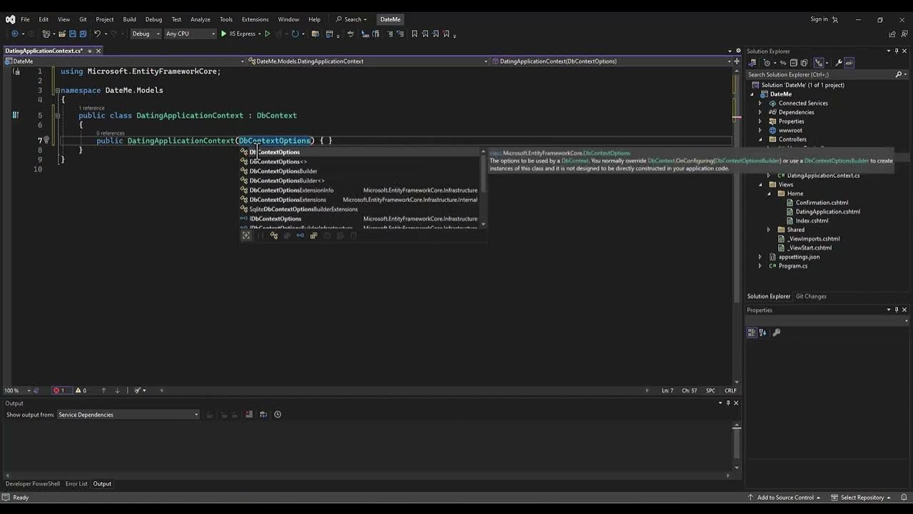 Model First Database 04 Dbcontext Youtube