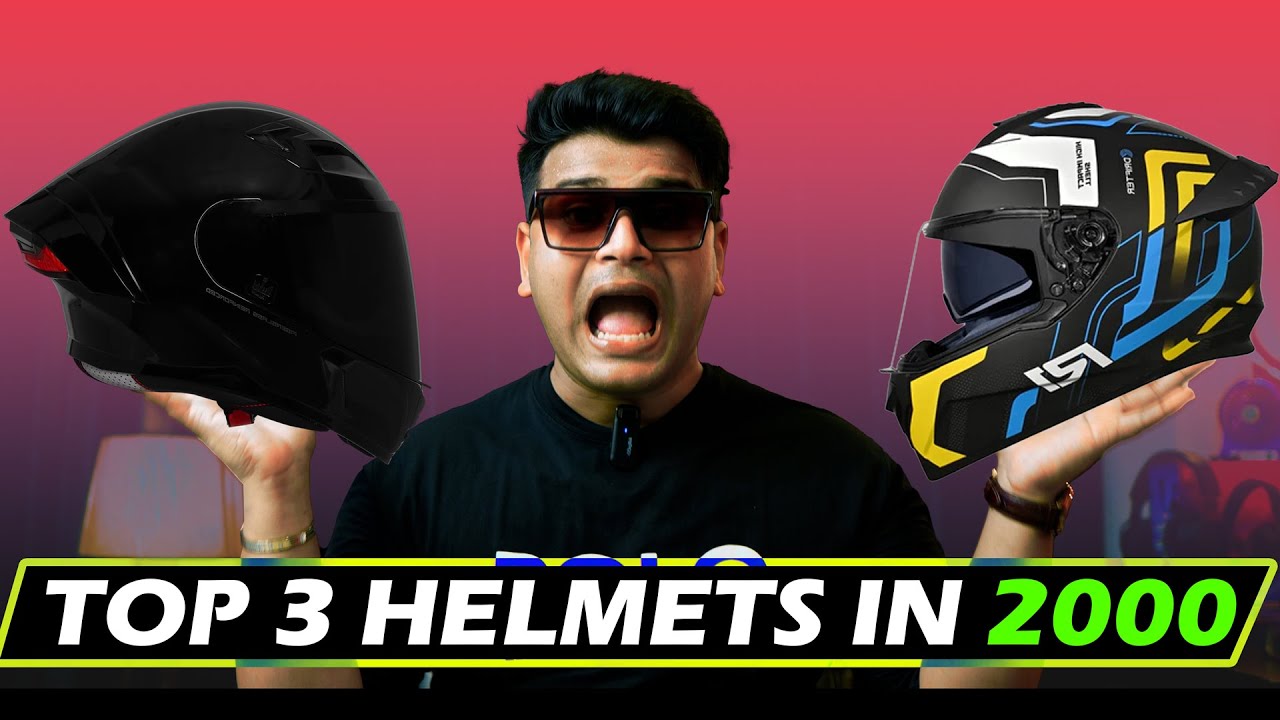 Top 3 Budget Helmets in 2000😍2000 Helmet| Steelbird SBA 11 Tornado ...