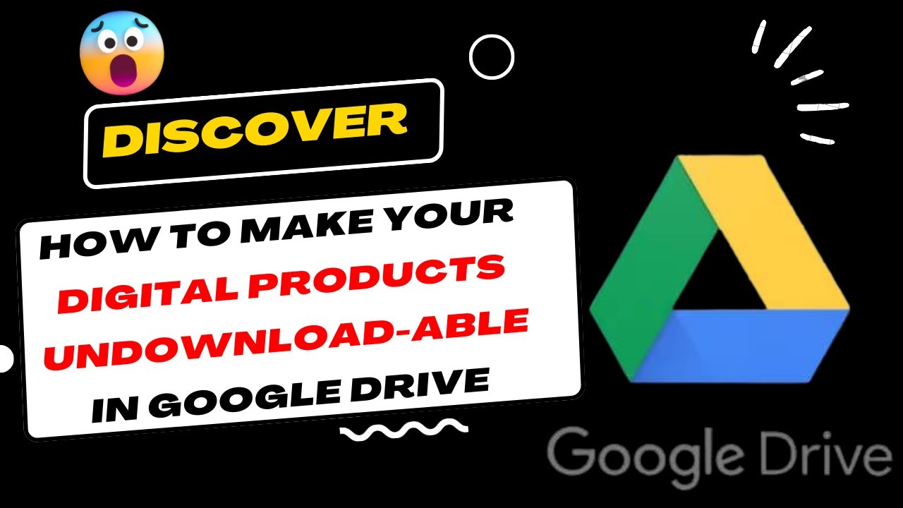 HOW TO MAKE YOUR DIGITAL PRODUCT UNDOWNLOAD ABLE ON GOOGLE DRIVE YouTube how-to-make-your-digital-product-undownload-able-on-google-drive-youtube