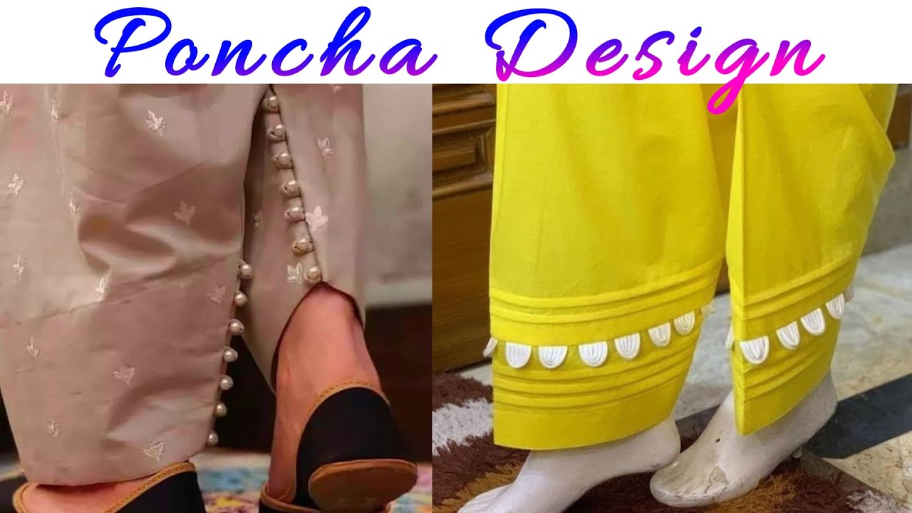 Trendy And Stylish Salwar Poncha Design Ideas | Mohri Design For Suits ...