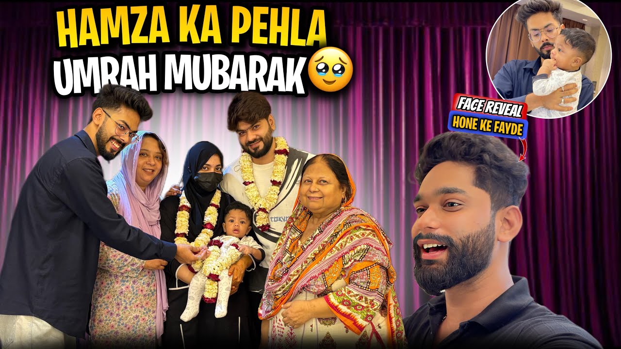 Hamza Ka Pehla Umrah Mubarak🥹Zahid Ne kiya Celebrate | AALTU FALTU ...