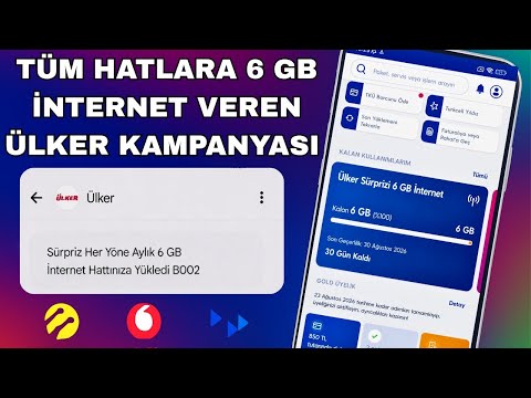 TÜM HATLARDA 6 GB İNTERNET KAMPANYASI ÇIKTI KANITLI | Vodafone - Turkcell bedava internet