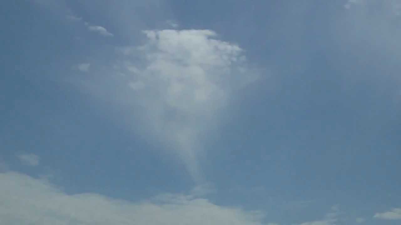 The Devil's face in the clouds, (Satan) - YouTube