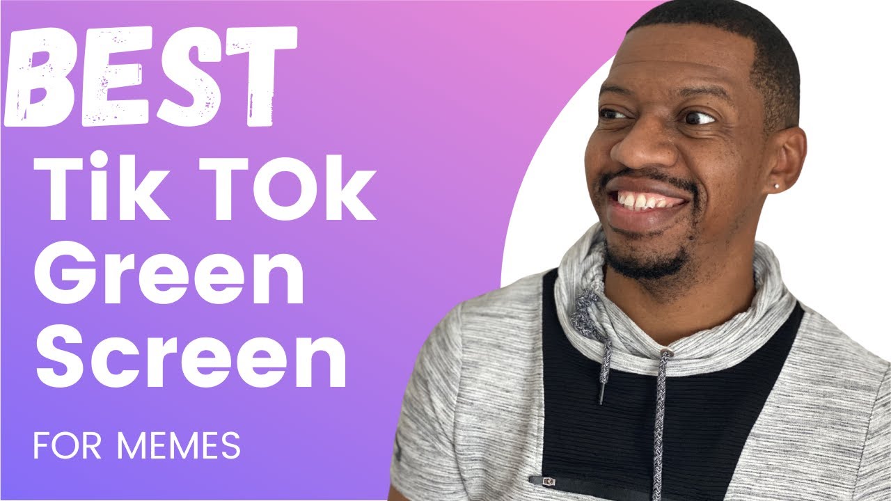 How to use the best Green Screen Effect On Tik Tok - YouTube