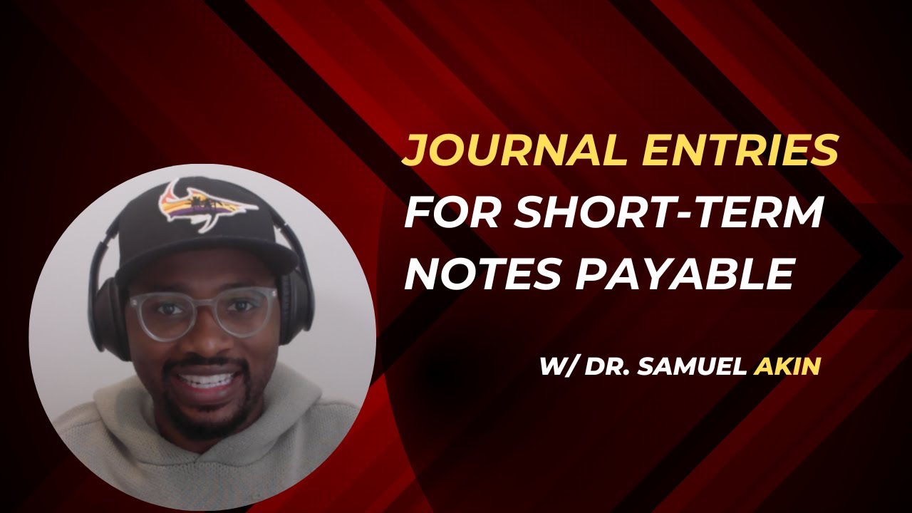 Journal Entries For Short Term Notes Payable | #financialaccounting # ...