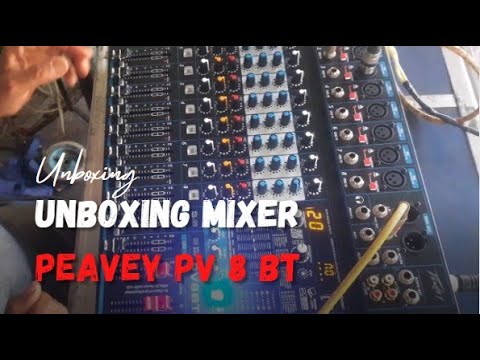 🔴 Unboxing Mixer Peavey PV 8 BT - YouTube