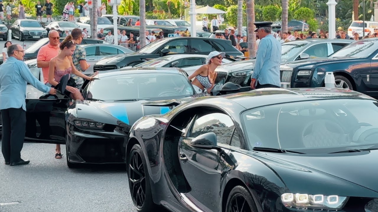 Girl Driving $4 Million Bugatti Chiron Super Sport in Monte Carlo - YouTube