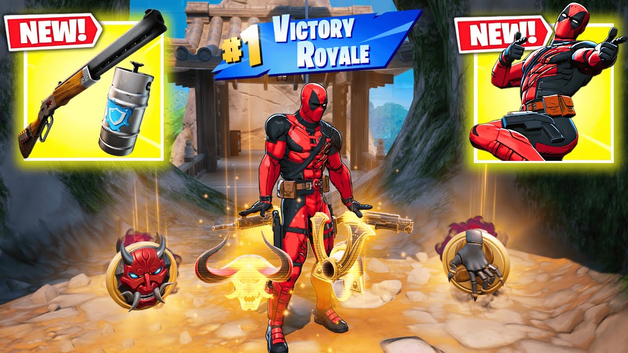 DEADPOOL (Pen & Ink) vs 3 NEW MEDALLIONS & MYTHIC’S CHALLENGE (Fortnite ...