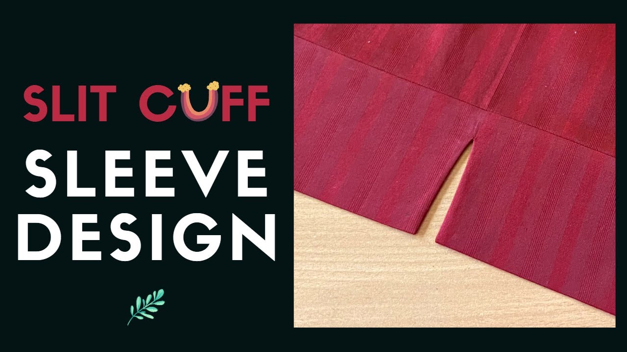 Slit cuff sleeve design. स्लिट कफ स्लीव डिज़ाइन ऐसे बनायें | Formal ...