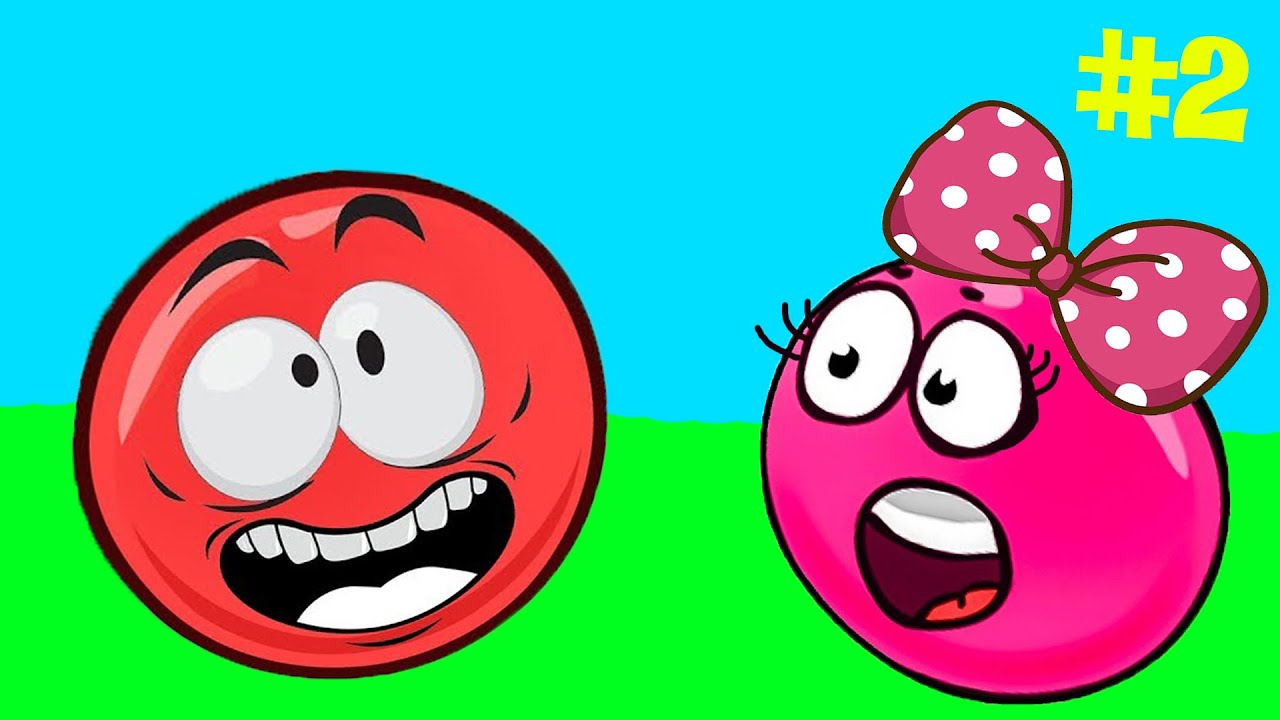 New Red Ball 2 Новый КРАСНЫЙ ШАРИК Красныш и Соня мультик игра