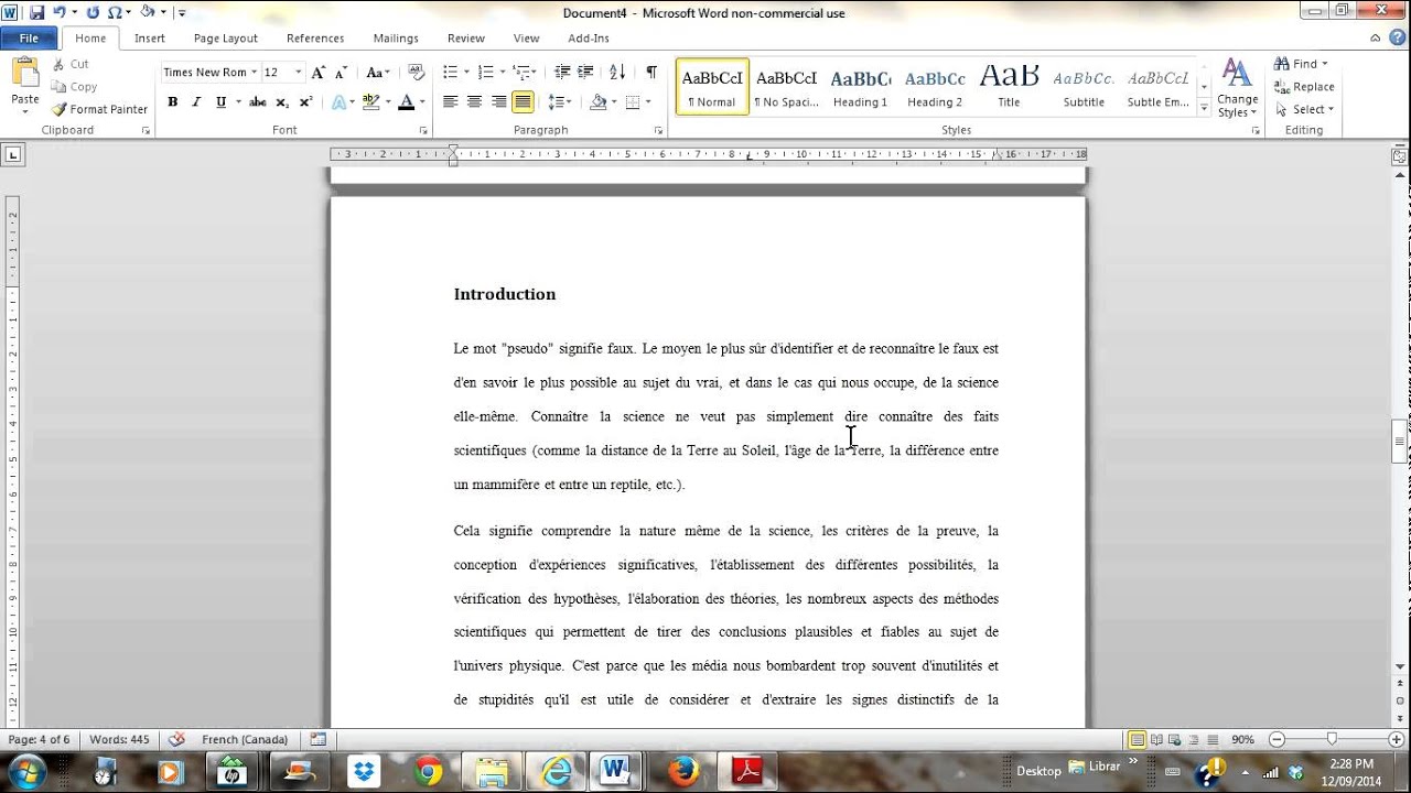 4. Organisation de texte (titres, sous-titres et paragraphes) (PARTIE 1 ...