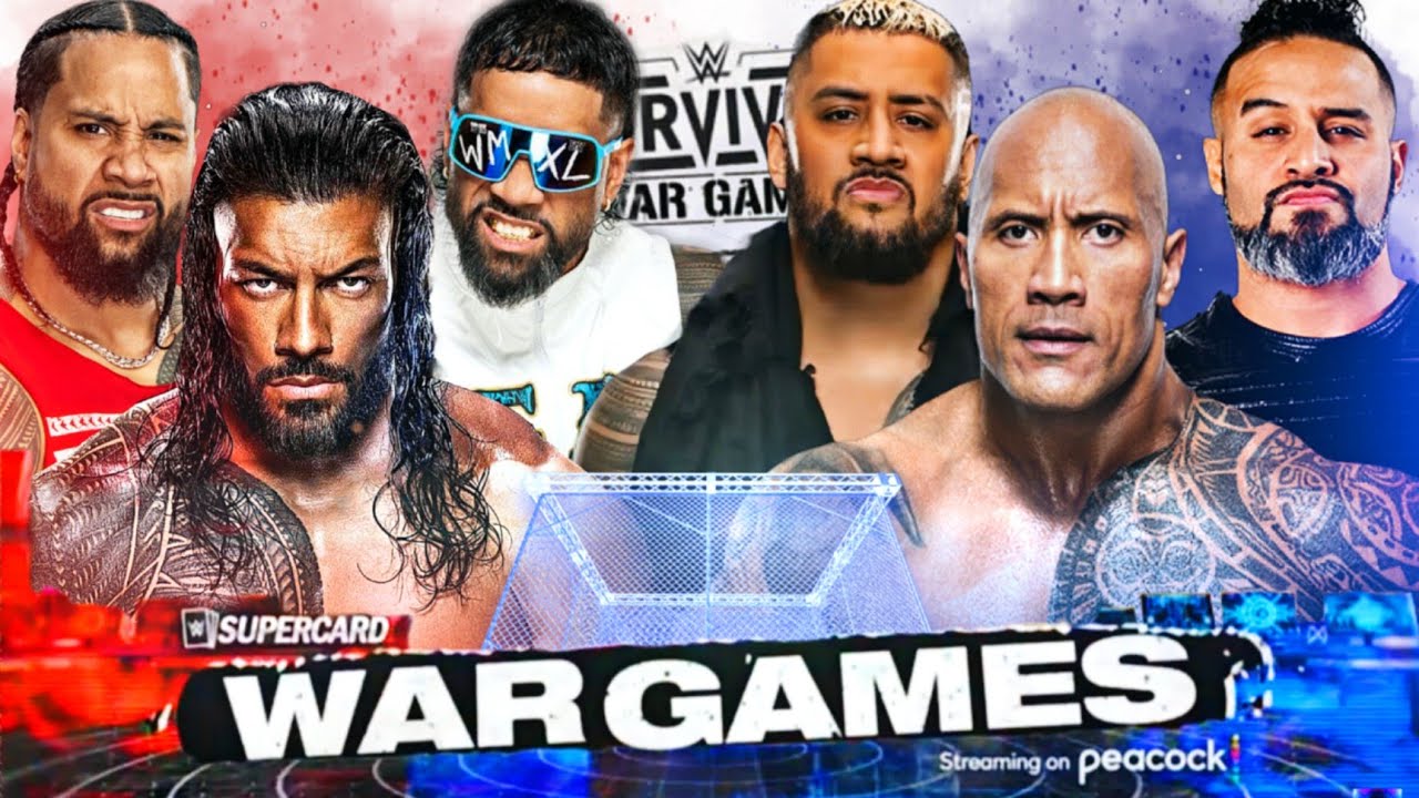 WWE 2K24 - WAR GAMES - Team Roman Reigns Vs The Final Boss "The Rock ...