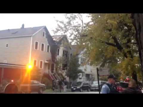 Back of the Yards fire leaves 2 injured - YouTube