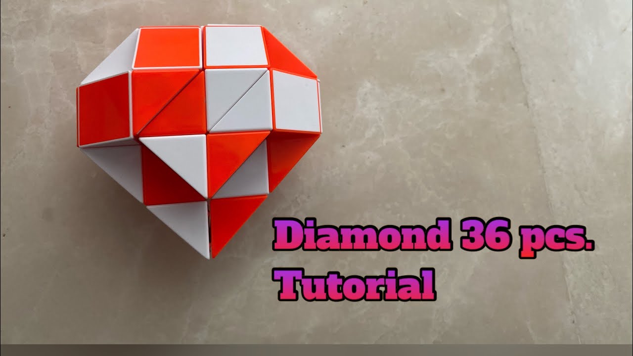 Magic Snake 36 Pcs. Tutorial: How To Make A Diamond [Kübirik Snake ...