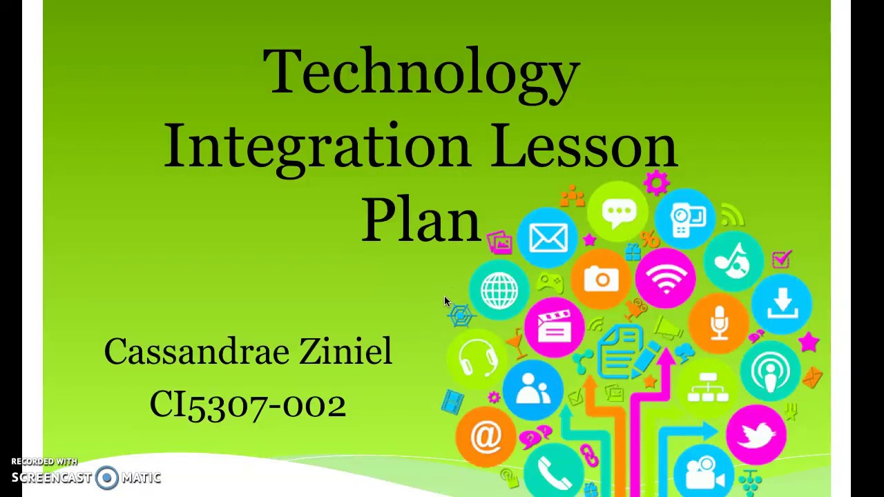 Technology Integration Lesson Plan - YouTube
