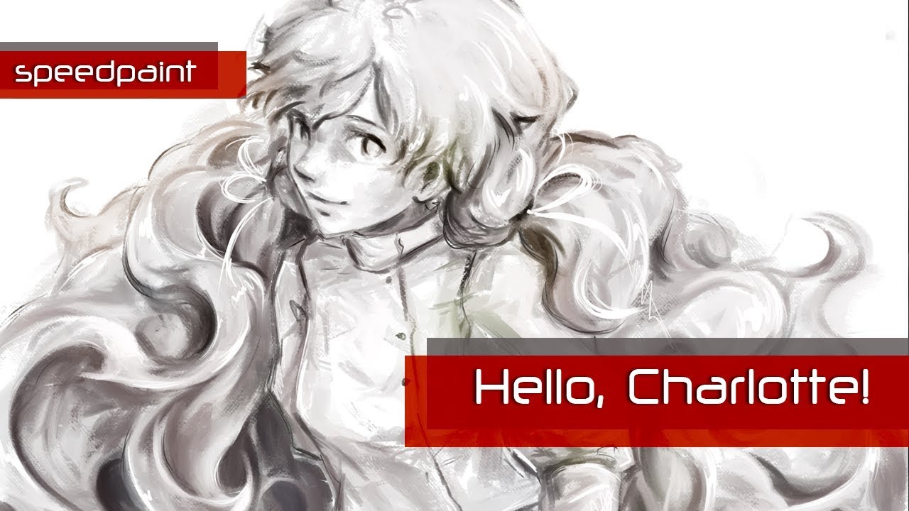[Hello, Charlotte!] Q84 - speedpaint [Paintstorm studio] - YouTube