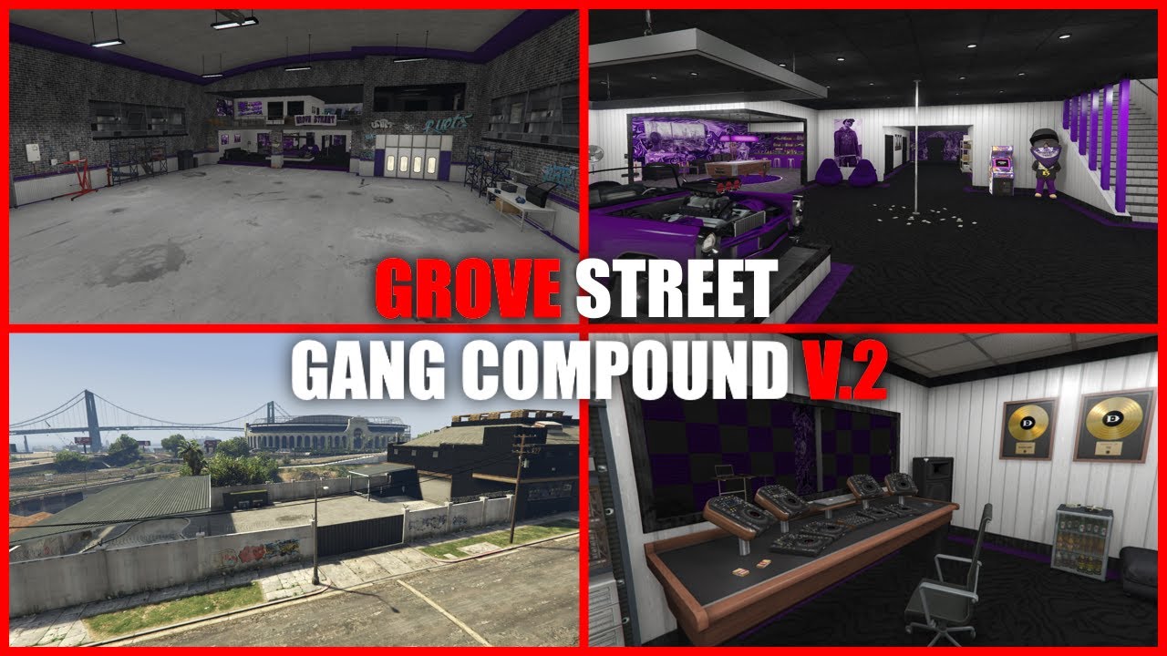 Grove Street Gang Compound V.2 MLO | Grimzy [FIVEM] - YouTube