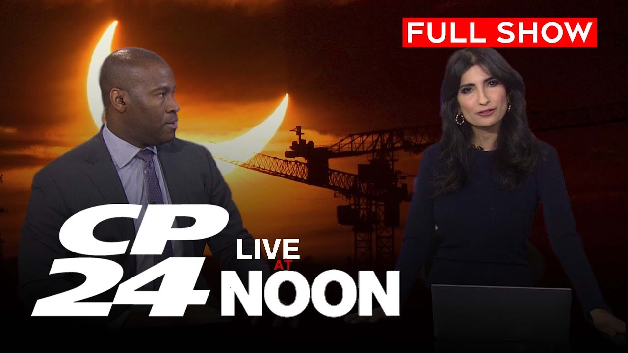 Total solar eclipse enters Canada through southern Ontario | CP24 Live ...