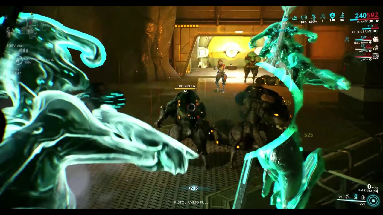 Warframe | Arbitration : Mirage +300% Strength, Pandero +300% Damage ...