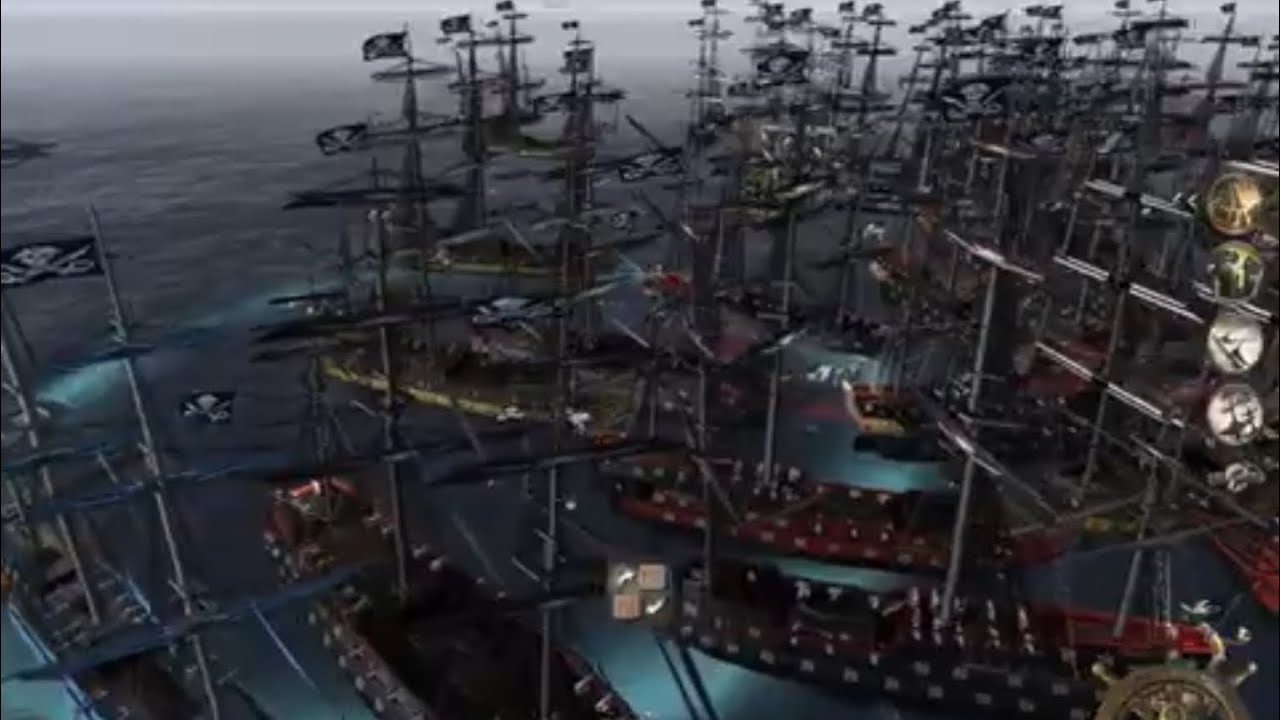 Giant and Deadly Pirate Fleet in Pirate Plague of the Dead - YouTube