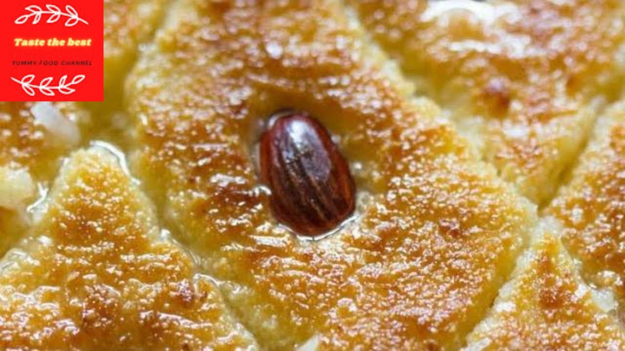 How to make Basbousa ( Coconut Semolina Cake) - YouTube