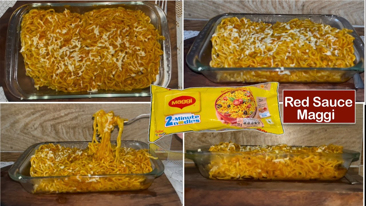 Red Sauce Masala Maggi recipe | एकदम चटपटी रैड सॉस मसाला मैगी बनाने की ...