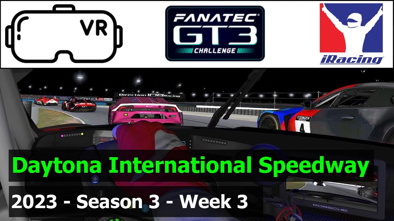 iRacing VR | Porsche 911 GT3 (992) | Daytona | GT3 Fanatec Challenge ...