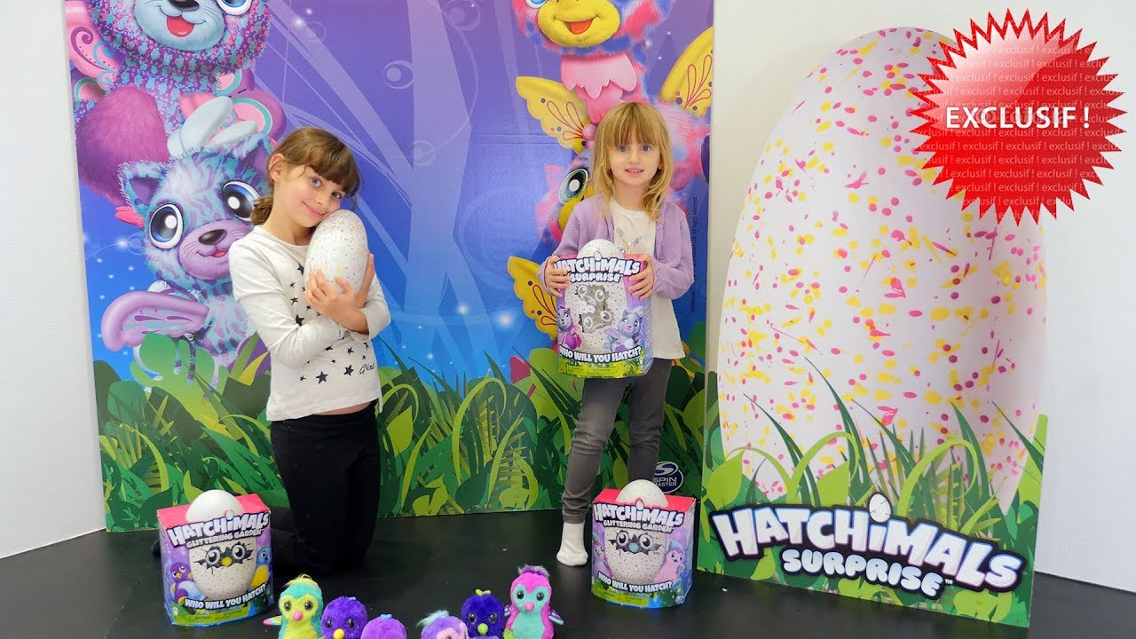 VOUS ÊTES LES 1ers AU MONDE À VOIR ÇA !! • Hatchimals Jumeaux - Studio ...