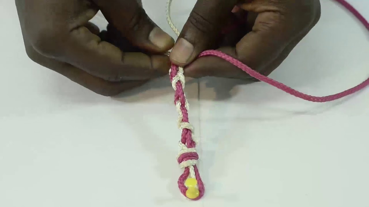Plaiting with 3 Strands - YouTube